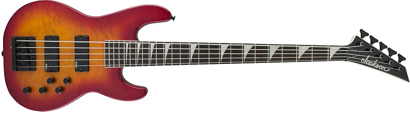 Jackson JS3VQ Cherry Burst, Amaranth Fingerboard 5-String | Reverb
