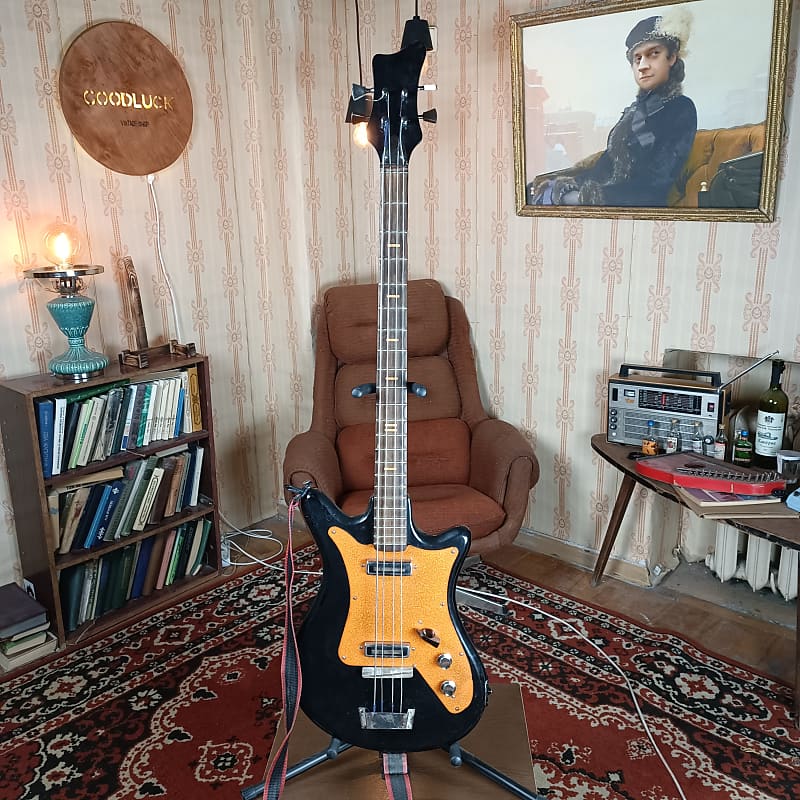 Kavkaz Ussr Bass Soviet Bass Guitar Ural Jazz Precision 70s | Reverb