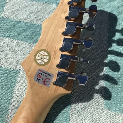 Epiphone Gibson Fat strat Stratocaster S210-BK 2002 Black | Reverb