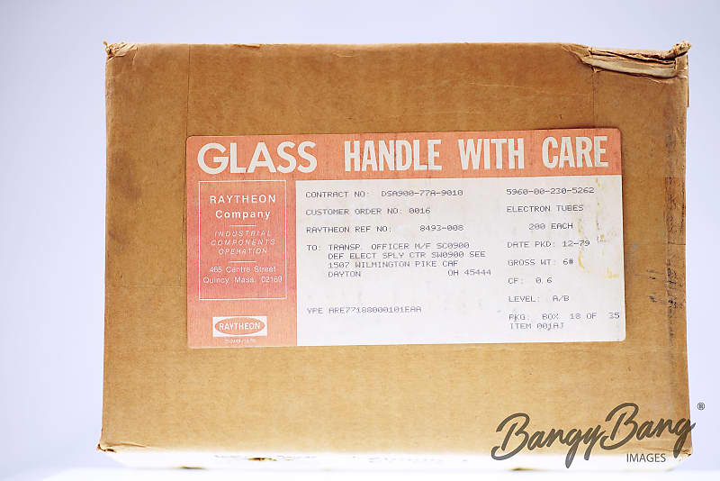 Factory Sealed 200 pc Box Raytheon JAN 5678 / DF60 / DF654/ | Reverb