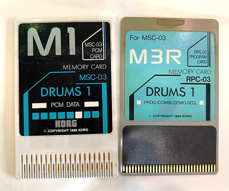 Korg MSC-03 RPC-03 cards for M3R | Reverb