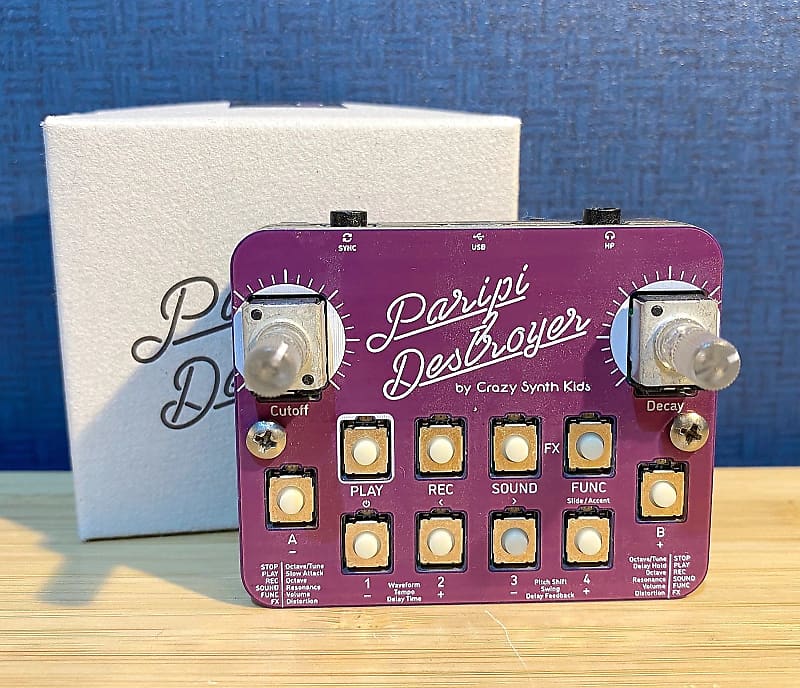 [Very Rare!] DigiLog Paripi Destroyer Nano Acid Bass Machine | Reverb