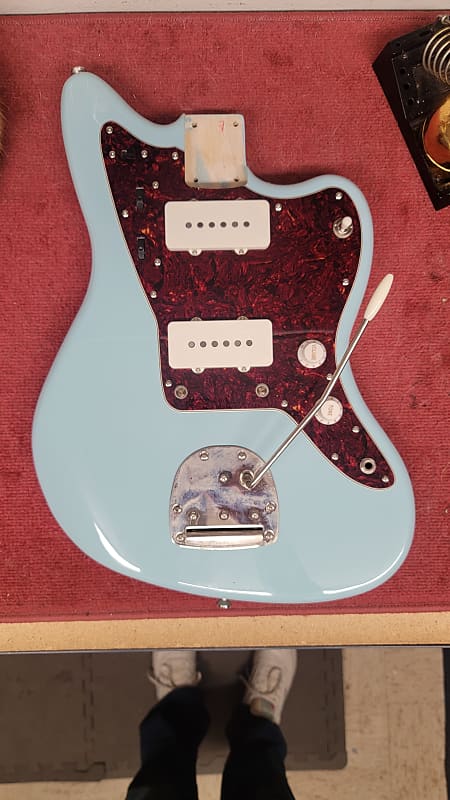 Squier Loaded Classic Vibe Jazzmaster Body - Sonic Blue | Reverb