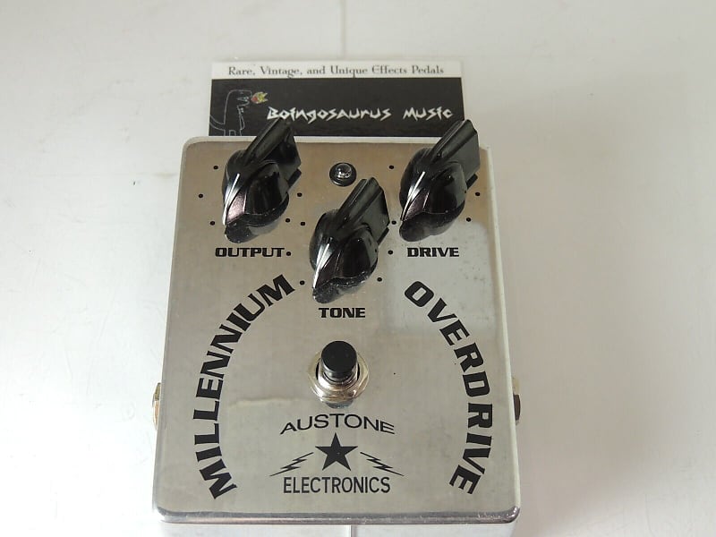 Rare Austone Electronics Milennium Overdrive Effects Pedal | Reverb