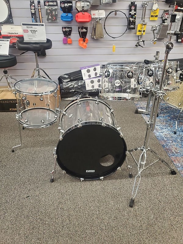 Drum Workshop Acrylic Drum Shell Pack(4 Piece) (Springfield, | Reverb