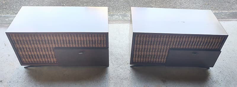 Pair Ampex 620F /620-F Tube Amplifier 8" Speaker | Reverb