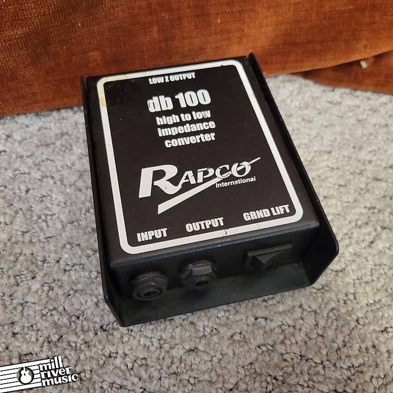 Rapco DB100 High to Low Impedance Converter Used | Reverb UK
