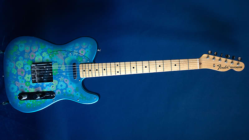2002 Fender Blue Floral Telecaster | Reverb