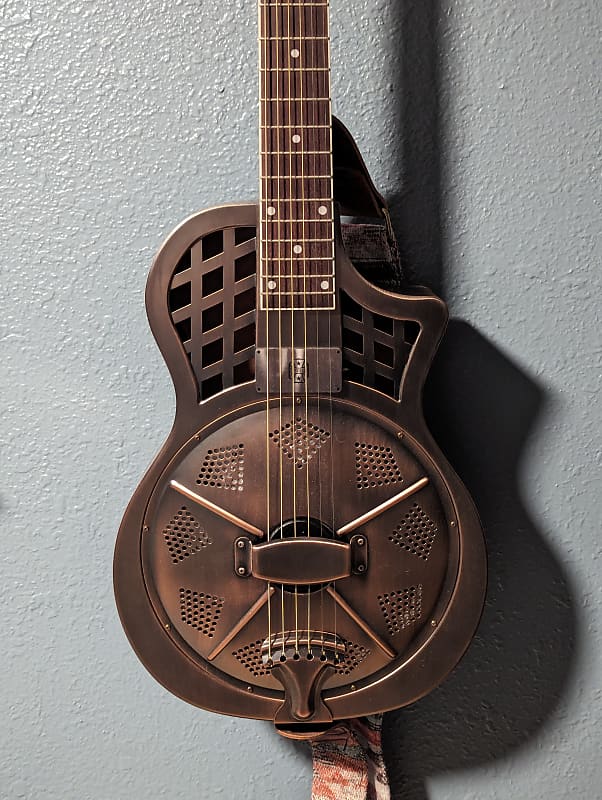 Republic Guitars Highway 61 w/pickup 2020s - Antique Copper | Reverb