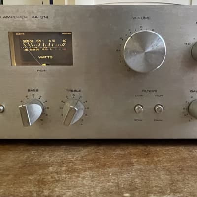 Rotel RA-314 Vintage Stereo Amplifier Hi Fi 1978 | Reverb