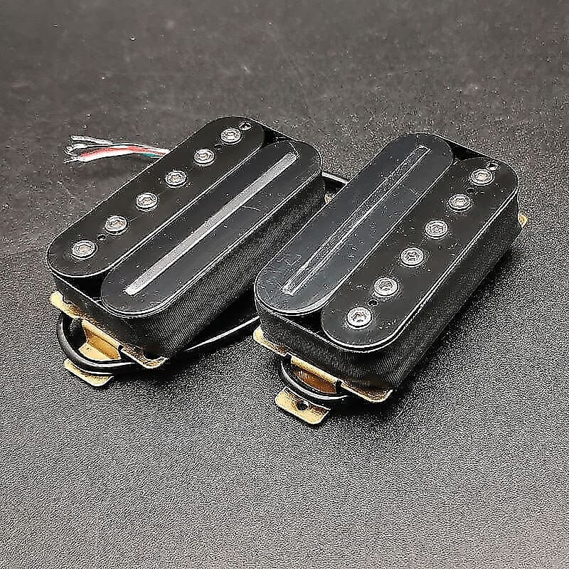 Neck and Bridge Guitar Humbucker Blade/Hex Pole Pickups Set | Reverb