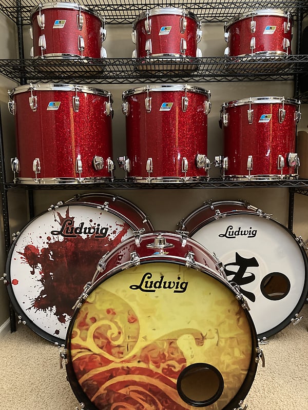 Ludwig -1979 Classic Series 6-ply Maple - (9) Drum Shell Pack | Reverb
