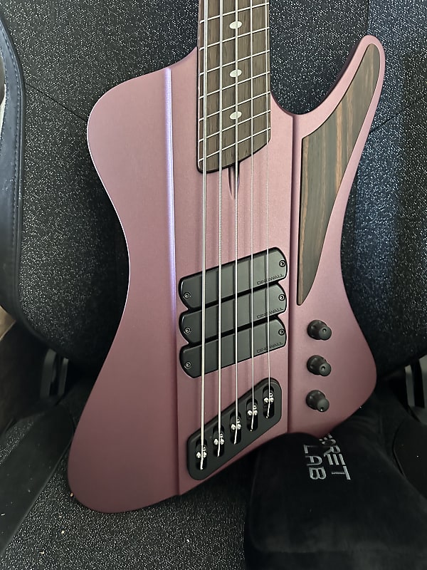 Dingwall D-Roc Custom 5-String Bass Guitar Burgundy Mist | Reverb