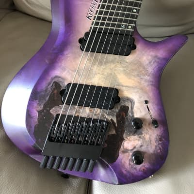Kiesel Zeus Custom Built Rainbow Sparkle Headless Electric | Reverb