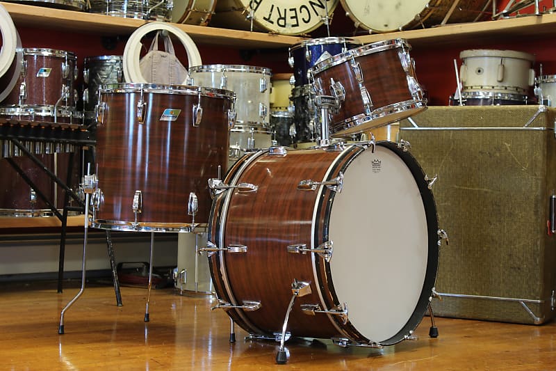 1970s Ludwig Super Classic in Mahogany Cortex 14x22 16x16 | Reverb