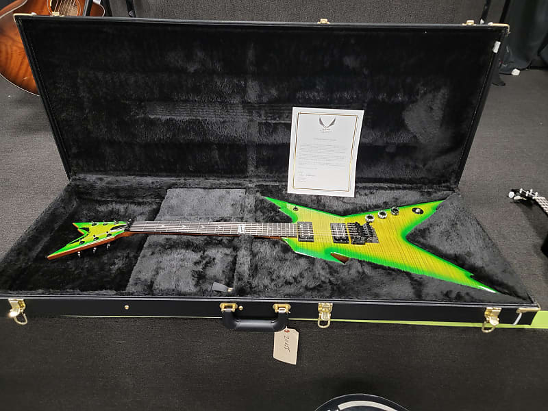 Dean 2023 USA Razorback Dime Slime Green - BRAND NEW - IN | Reverb