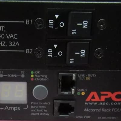 APC Metered Rack PDU AP7822B / Power distribution unit | Reverb UK
