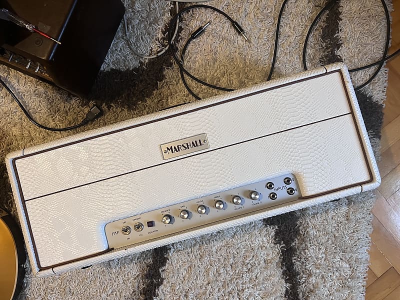 Marshall 1959HW Bernie Marsden 2000s Faux White Snakeskin | Reverb