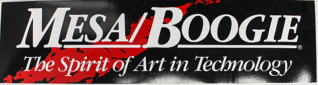 Mesa Boogie Bumper Sticker black | Reverb