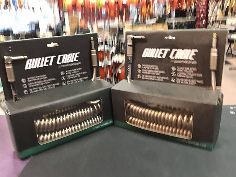 Bullet Cable BC-30CCC 30 Foot Coil Cable Pair! Clear | Reverb