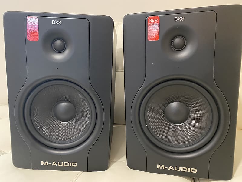 M-Audio BX8 D2 - PAIR of 130-Watt Bi-Amplified Studio | Reverb