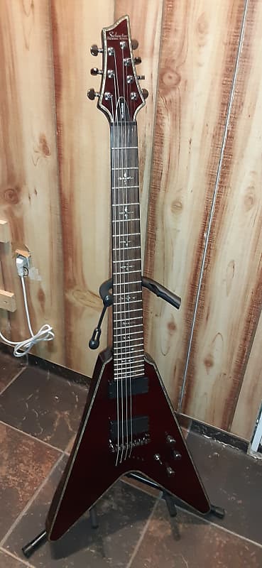 Schecter Hellraiser V-7 Limited Edition 1 of 150 7 String | Reverb