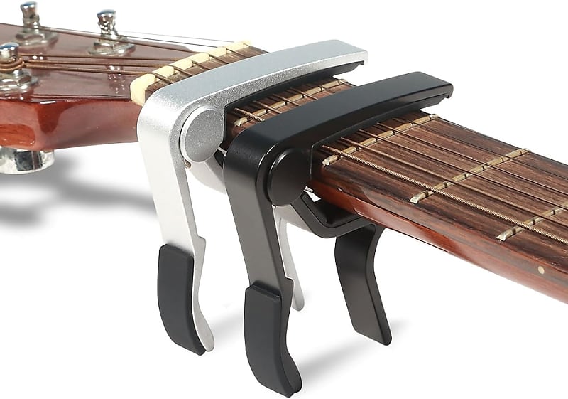2 Pack 6 String Single-handed Guitar Capo For Acoustic | Reverb