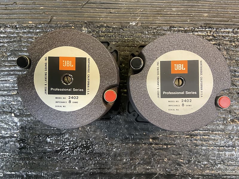 JBL 2402 Bullet Tweeter Pair with crossover | Reverb