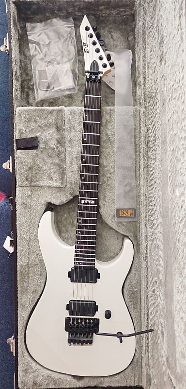 ESP LTD E-II M-II Neck Thru Snow White | Reverb