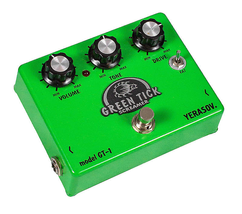 Yerasov GT-1 Green Tick Overdrive Pedal Made in Russia | Reverb
