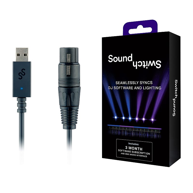 SoundSwitch Micro DMX Interface - Ultra-Compact USB to DMX | Reverb