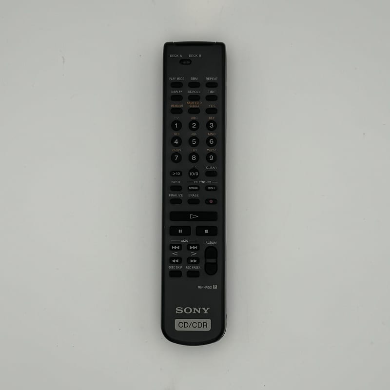 Sony RM-R52 CD/CDR Remote 2010s | Reverb