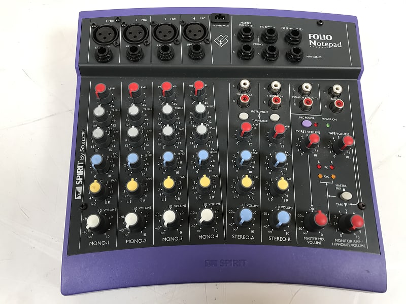 Vintage Spirit By Soundcraft RW5353 Folio Notepad Mixer | Reverb
