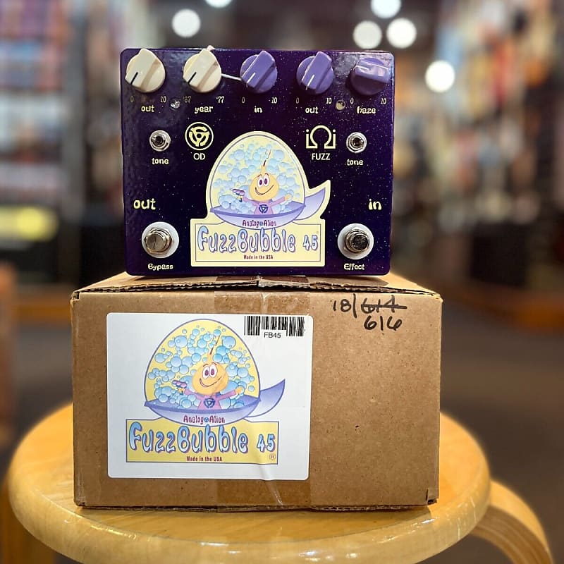 Analog Alien FuzzBubble 45 Overdrive/Fuzz Guitar Effects | Reverb