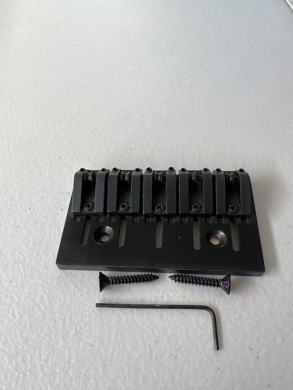 ABM 1985 5 string bass bridge Black | Reverb