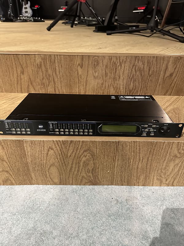 RCF DX-4008 Digital Speaker Processor (4 IN/8 OUT) - Black | Reverb