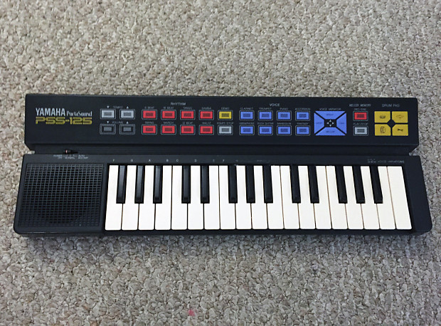 Vintage Yamaha PSS-125 80s Music Synth Keyboard Circuit | Reverb
