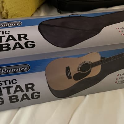 Road Runner Acoustic Guitar Gig Bag in a Box Black | Reverb