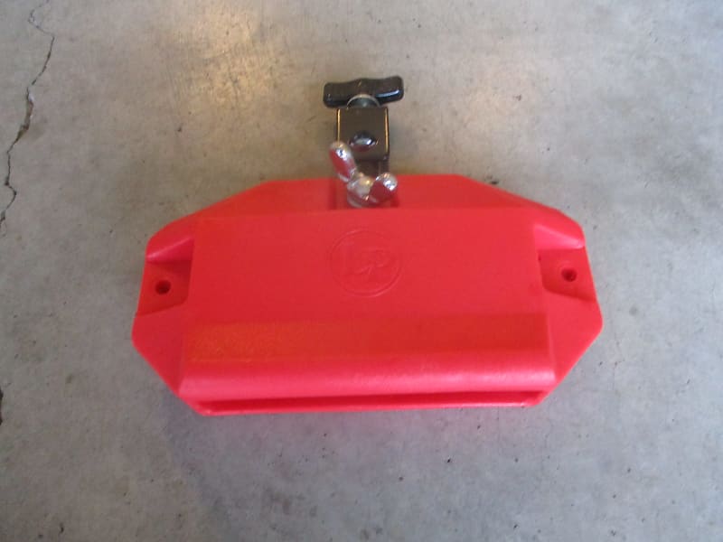 L.P. Large Red Mountable Jam Block - Excellent! | Reverb