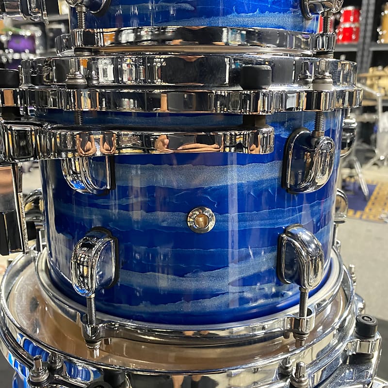 TAMA Starclassic Maple 6 Piece Drum Set - Ocean Blue Ripple - | Reverb