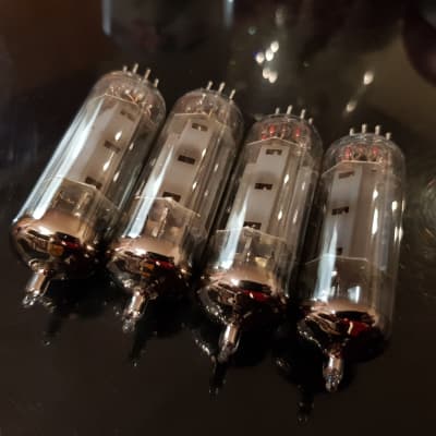 EL84 6BQ5 CCCP Welded plate,bottom code,matched quad,NOS | Reverb