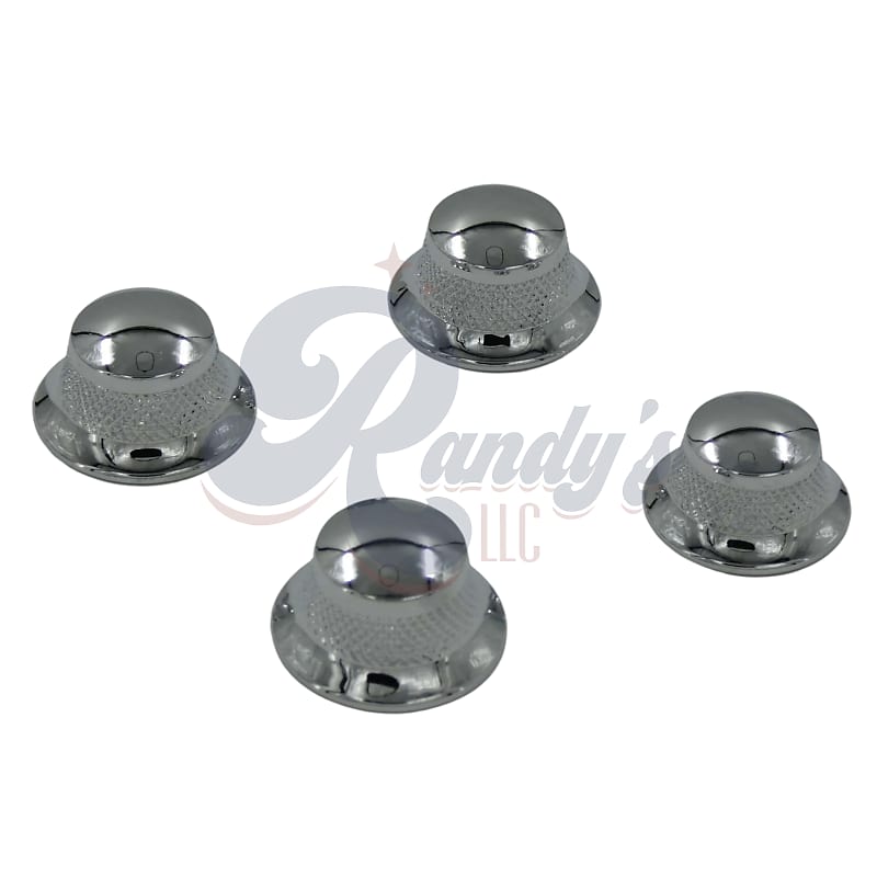 Advanced Plating Inc (API) Domed Top Hat Knobs (4-Pack) - | Reverb
