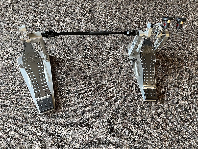 DW Machined Direct Drive Double Bass Drum Pedal - Gray 2020s | Reverb