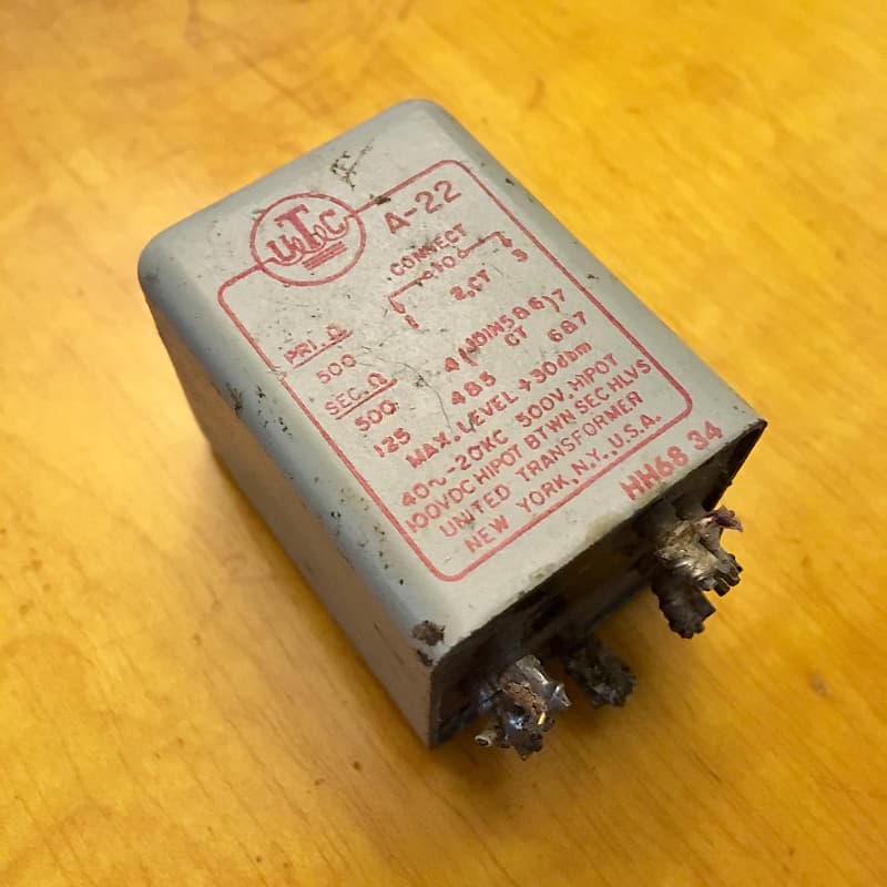 UTC A-22 audio output/ interstage transformer original | Reverb