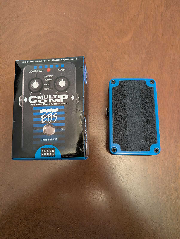 EBS MultiComp Bass compressor - Black | Reverb