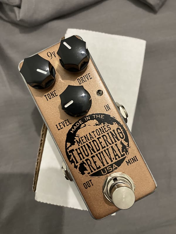 Menatone Thundering revival mini guitar pedal overdrive | Reverb