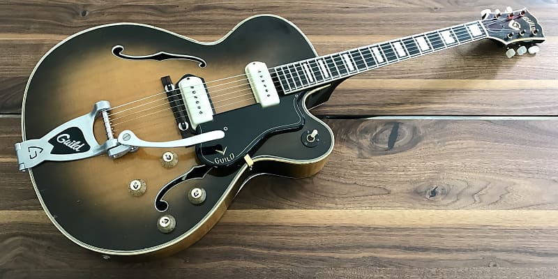 Guild X-500 1958 Sunburst | Reverb UK