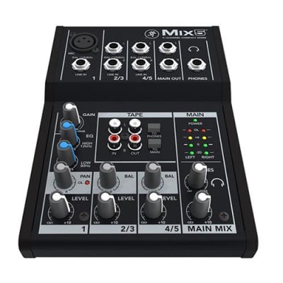 4-Channel Micro Mixing Console Compact Podcast Travel Mixer | Reverb