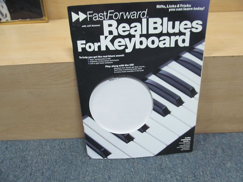 Fast Forward Real Blues for Keyboard by Jeff Hammer Book Only | Reverb