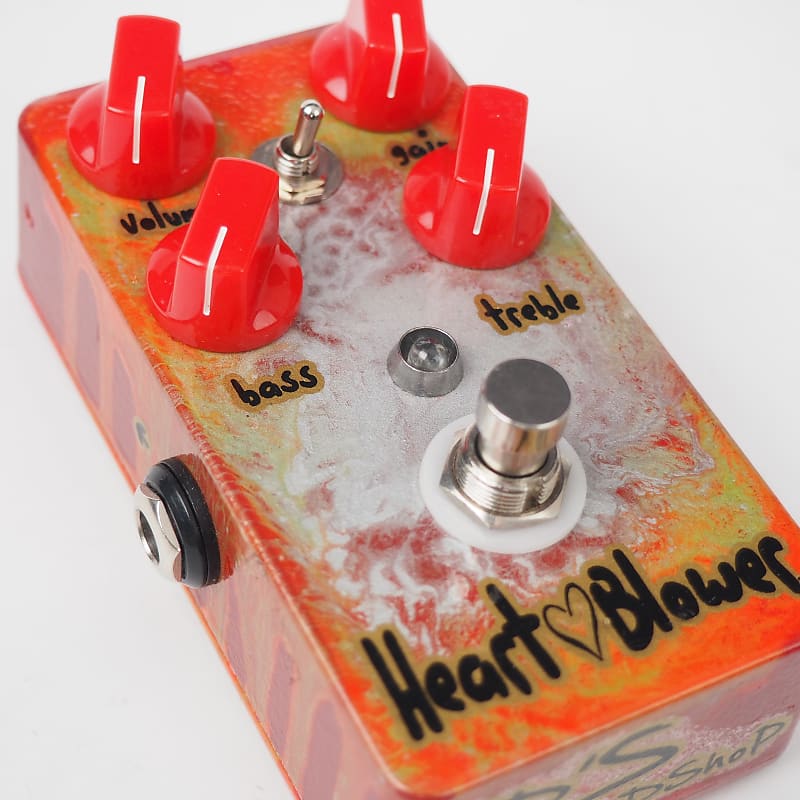 Ed's Mod Shop Heart Blower Bass Overdrive | Reverb
